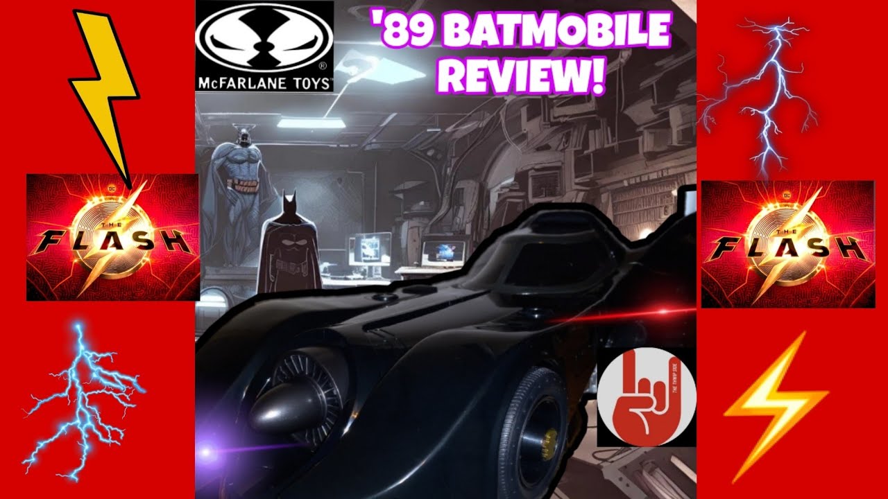 THE FLASH MOVIE '89 BATMOBILE BY MCFARLANE TOYS REVIEW! - YouTube