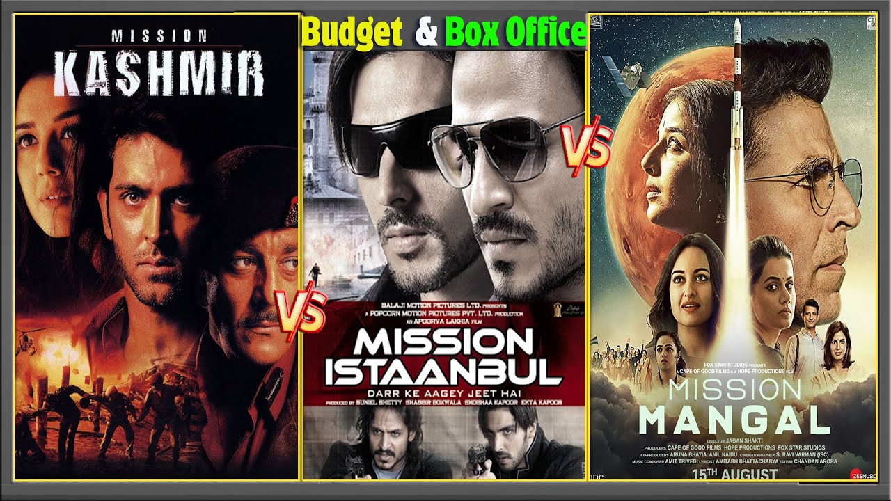 Mission Kashmir, Mission Mangal, and Mission Istanbul, Movie Budget ...