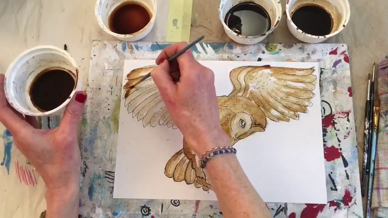 Coffee Value Chart with Coffee Owl Painting Tutorial - YouTube