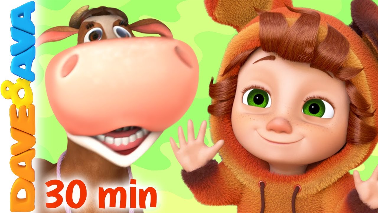 😜 Farmer Brown's Cow | Nursery Rhymes & Kids Songs | Baby Songs by Dave ...