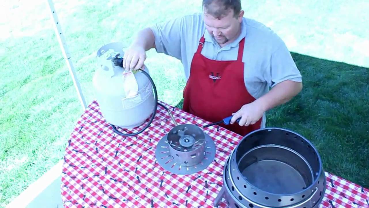 Emergency Preparedness - Volcano Stove Cook With Propane - YouTube