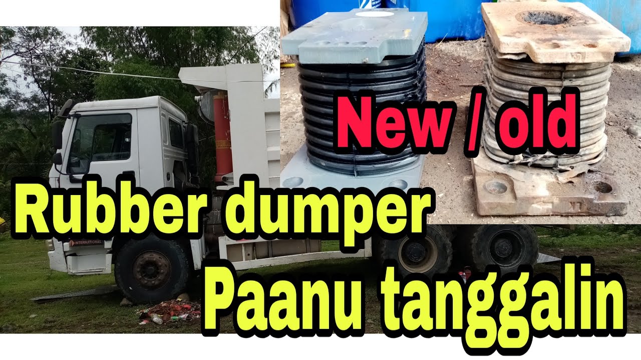 How to pull out and install of rubber dumper //SINOTRUK //MECHANIC DUTY ...