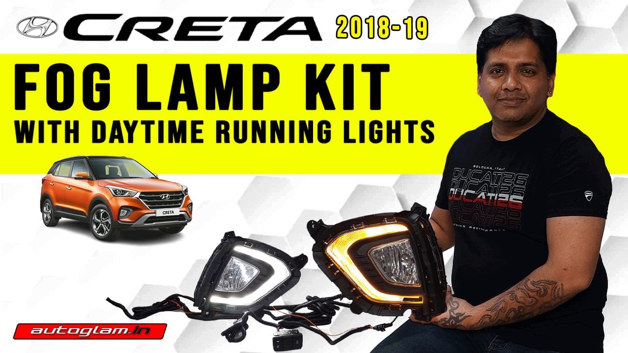 HYUNDAI CRETA 2018-19 | FOG LAMP KIT | HYUNDAI CRETA ACCESSORIES | FREE ...