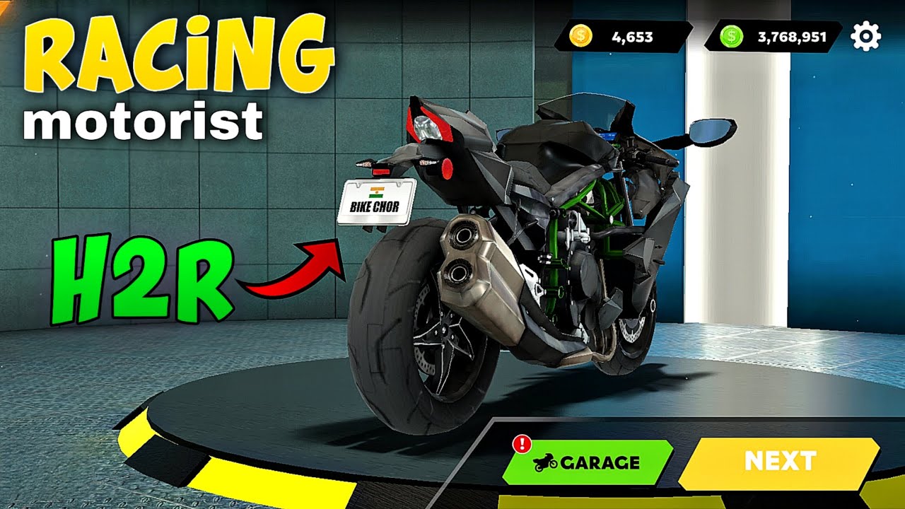 KAWASAKI NINJA H2R BIKE TOP SPEED IN RACING MOTORIST | RACING TRACK ...