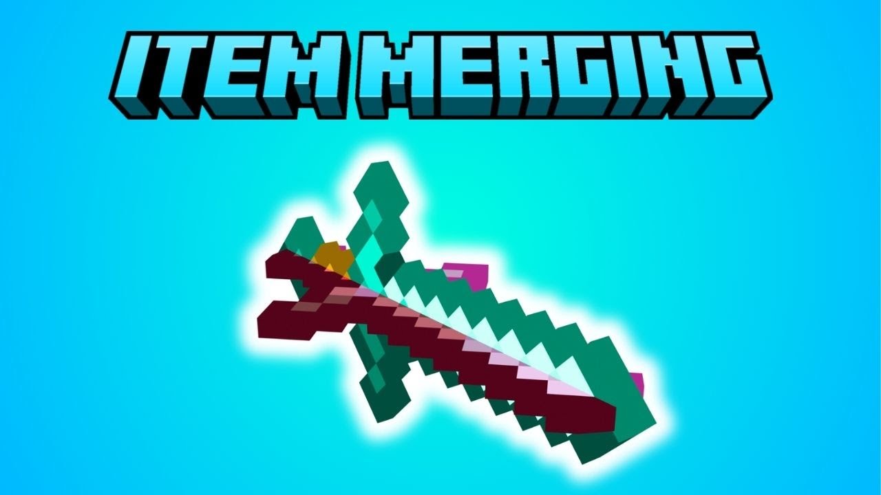 MERGING MINECRAFT ITEMS - YouTube