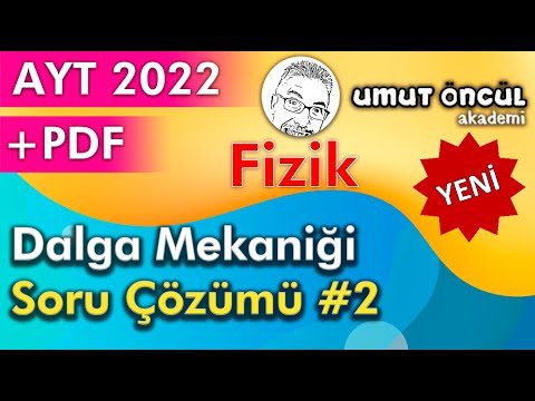 Fizik | AYT | 2022 | Dalga Mekaniği | Soru Çözümü #2 | +PDF
