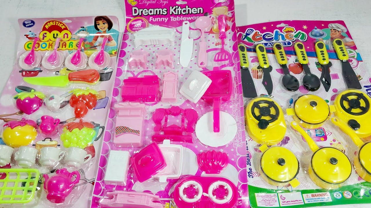 Satisfying with Unboxing and playing Barbie PlaysetDisney Toys ...