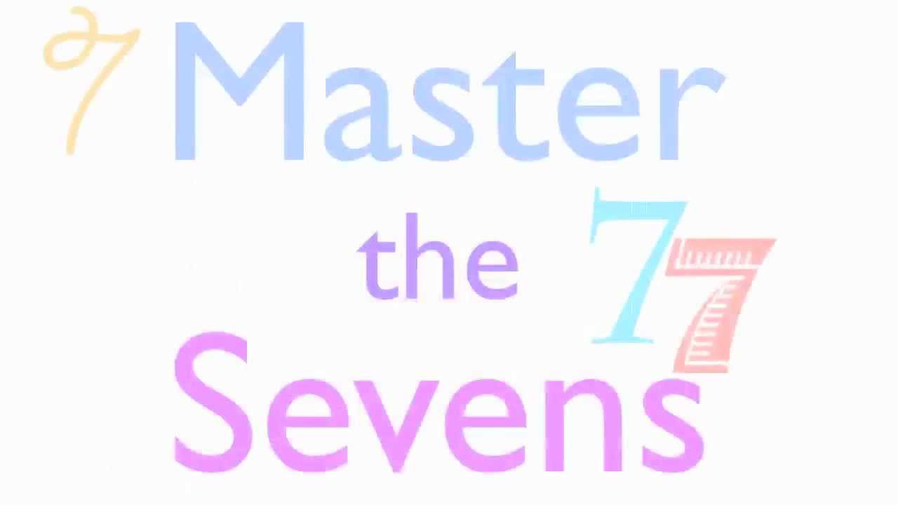 Mastering the Sevens Time Table the Right Brain Way - YouTube