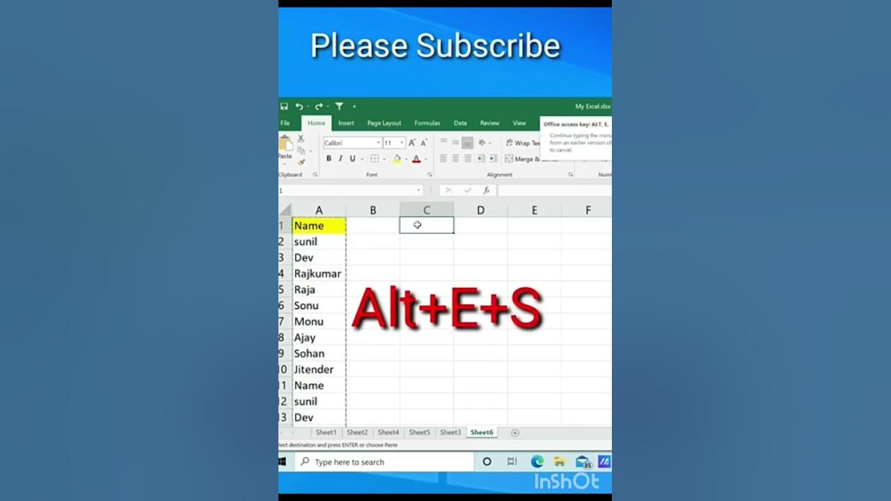 (Most viral trick of ms excel😯😯🔥)Excel Tricks And Tips ||Excel shorts video|| #shorts Excel ...