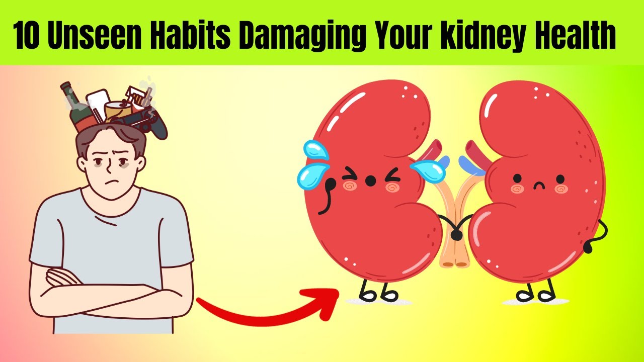 10 Unseen Habits Damaging Your kidney Health / Hygeia Planet - YouTube