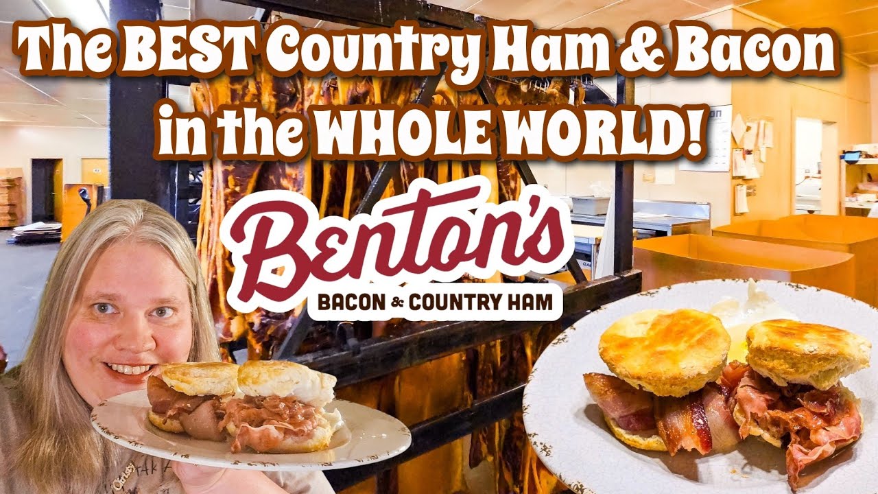THE BEST! Benton's Country Ham & Bacon Homemade 3 ingredient Biscuit ...