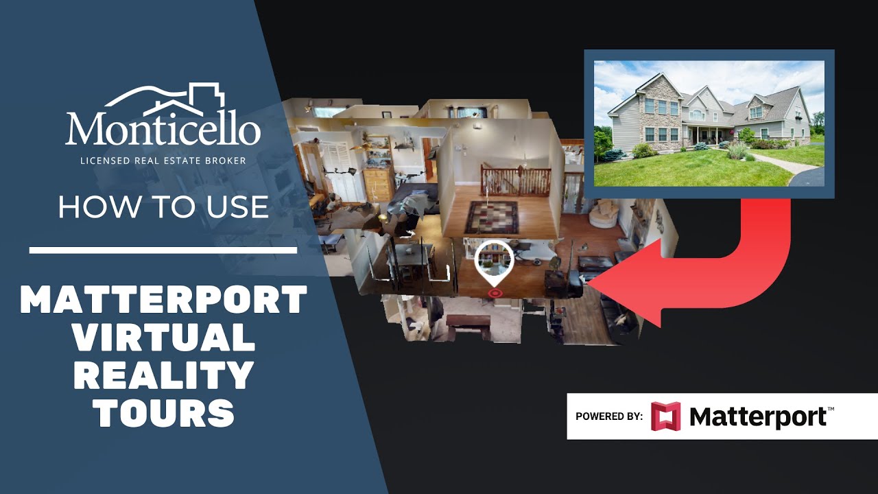 How To Use Our Matterport VR Tours | #TeamMonticello - YouTube