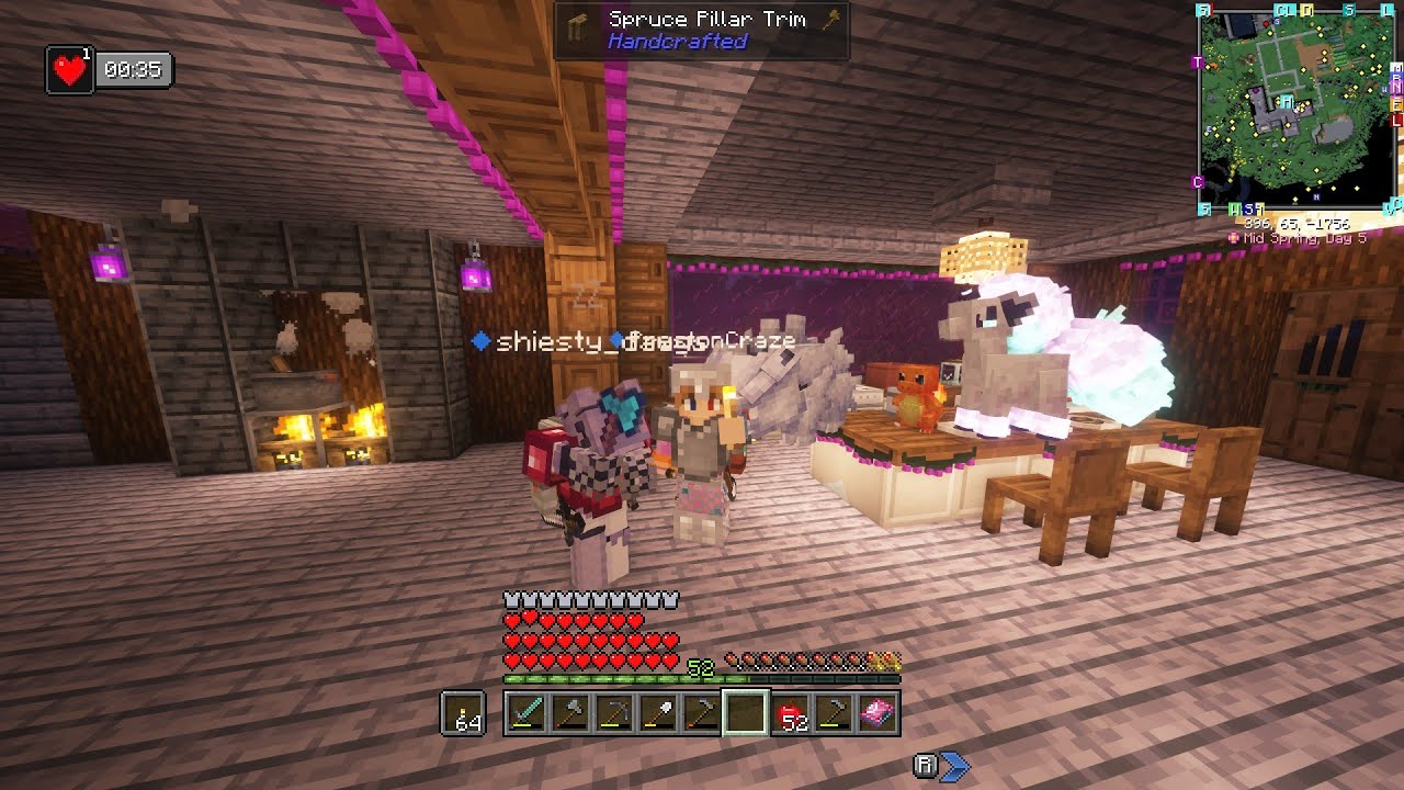 Playing Modded Minecraft With My Girlfriend! Custom Modpack - YouTube