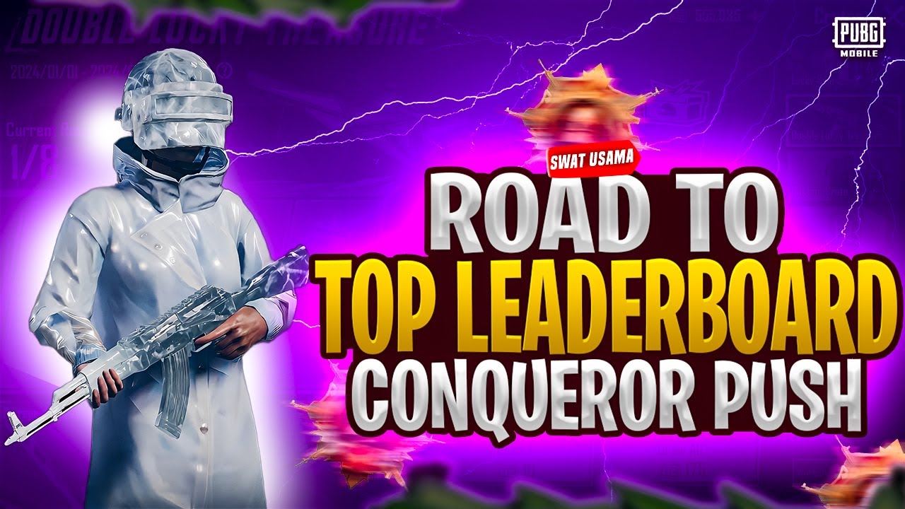 Road to top 100 Conqueror Leaderboard | PUBG Mobile Live Day#59🔴 - YouTube
