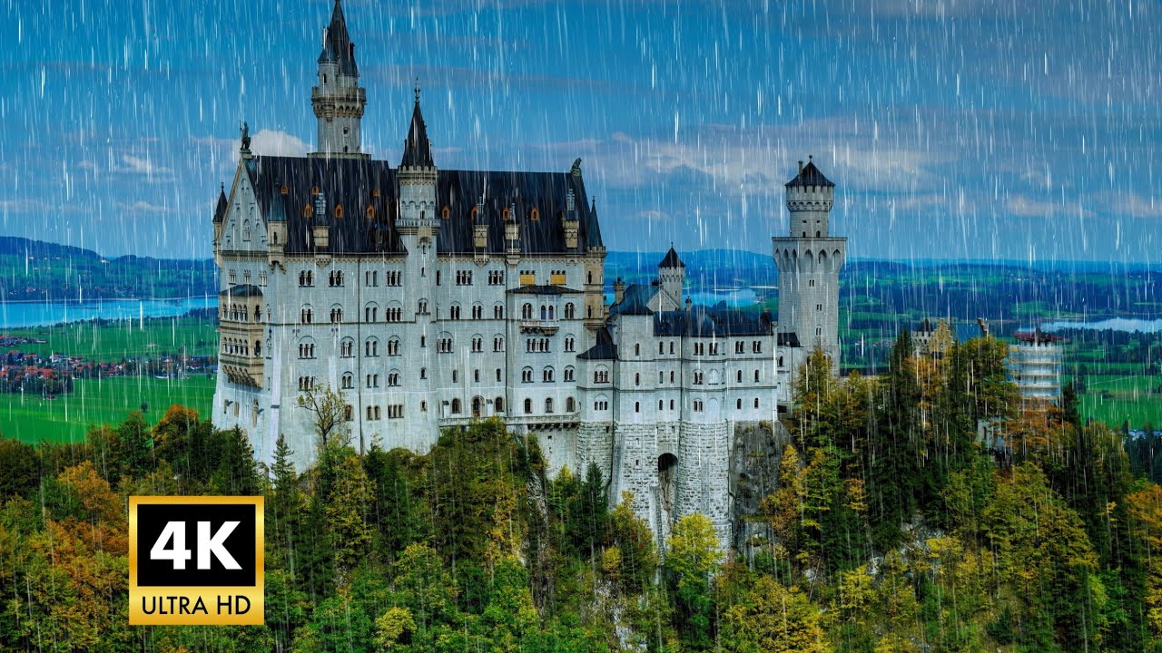 Germany in Rain walking tour🌧️, Neuschwanstein Castle 🇩🇪| 4K - YouTube