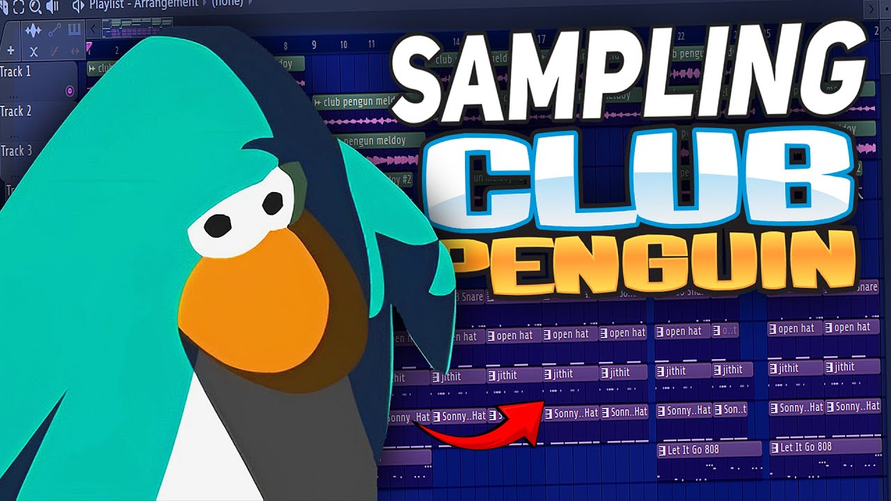 making beats with club penguins sounds.. - YouTube