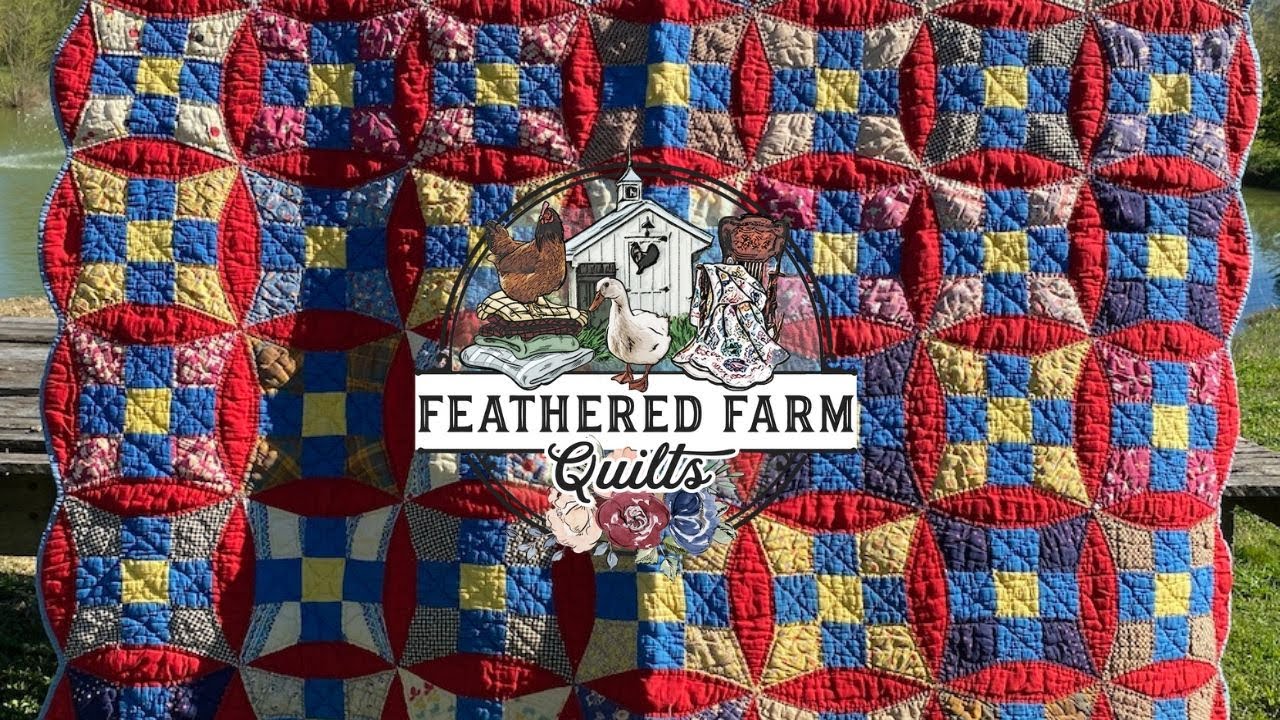 Glorified 9 Patch Quilt from Feathered Farm Quilts - YouTube