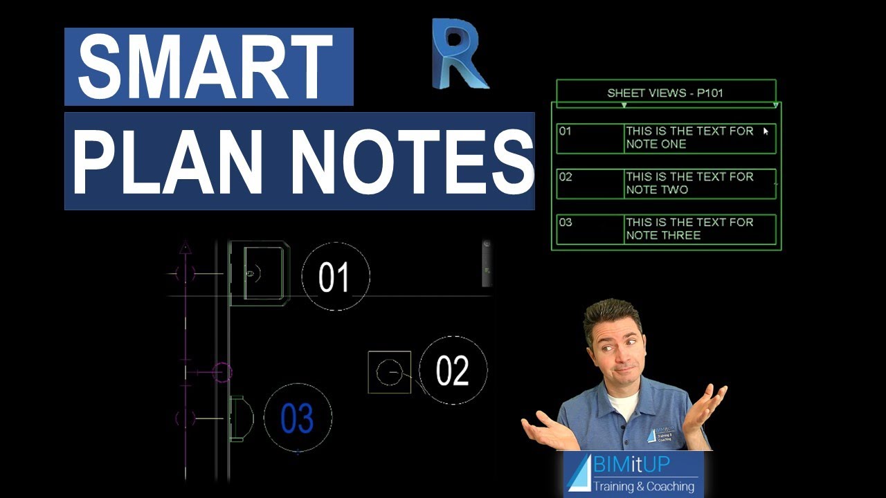 How to Create Plan Smart Notes in Revit - YouTube