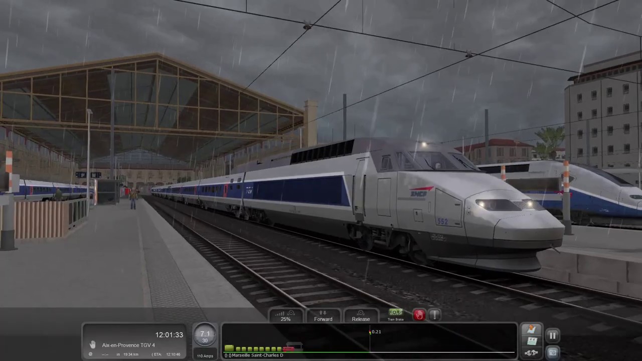 en cabine d un TGV réseau sur TS de Marseille a ex en Provance - YouTube