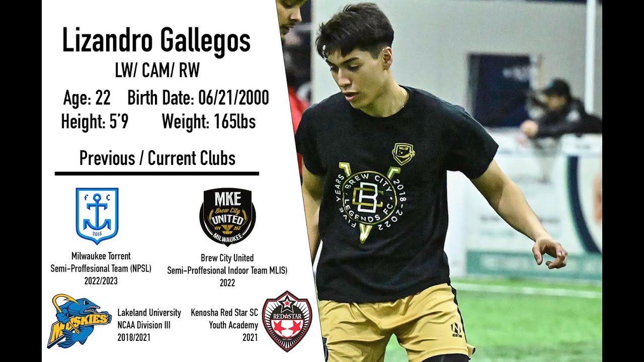 (RISING BALLER) Lizandro Gallegos 22/23 MLIS Highlights!!! - YouTube