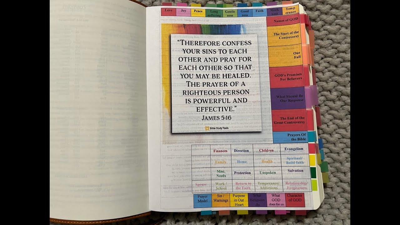 Life Application Prayer Bible Setup: Bringing Scriptures to Life with ...