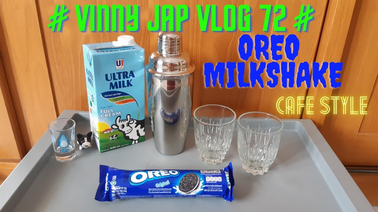 Bikin Minuman Mondelez Oreo Milkshake Pake Shaker Ala Cafe - YouTube