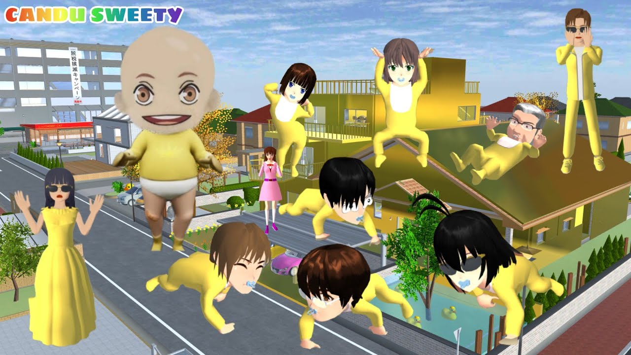 The Baby In Yellow Datang Semua Orang Di Kota Sakura Jadi Bayi Kuning ...