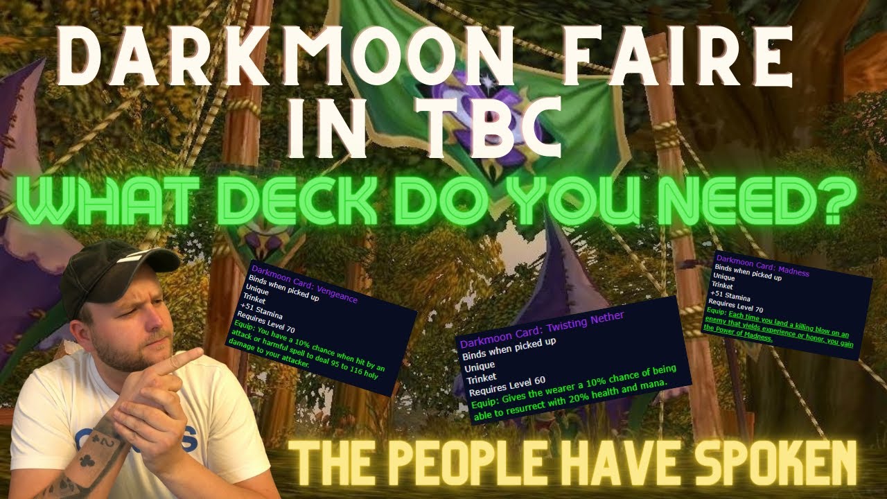 Classic TBC Darkmoon Faire Trinket Guide - What Darkmoon Cards do YOU ...