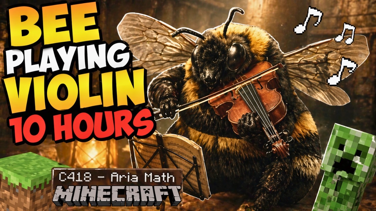 Fat Bee Playing Aria Math With A Violin 10 Hours - YouTube
