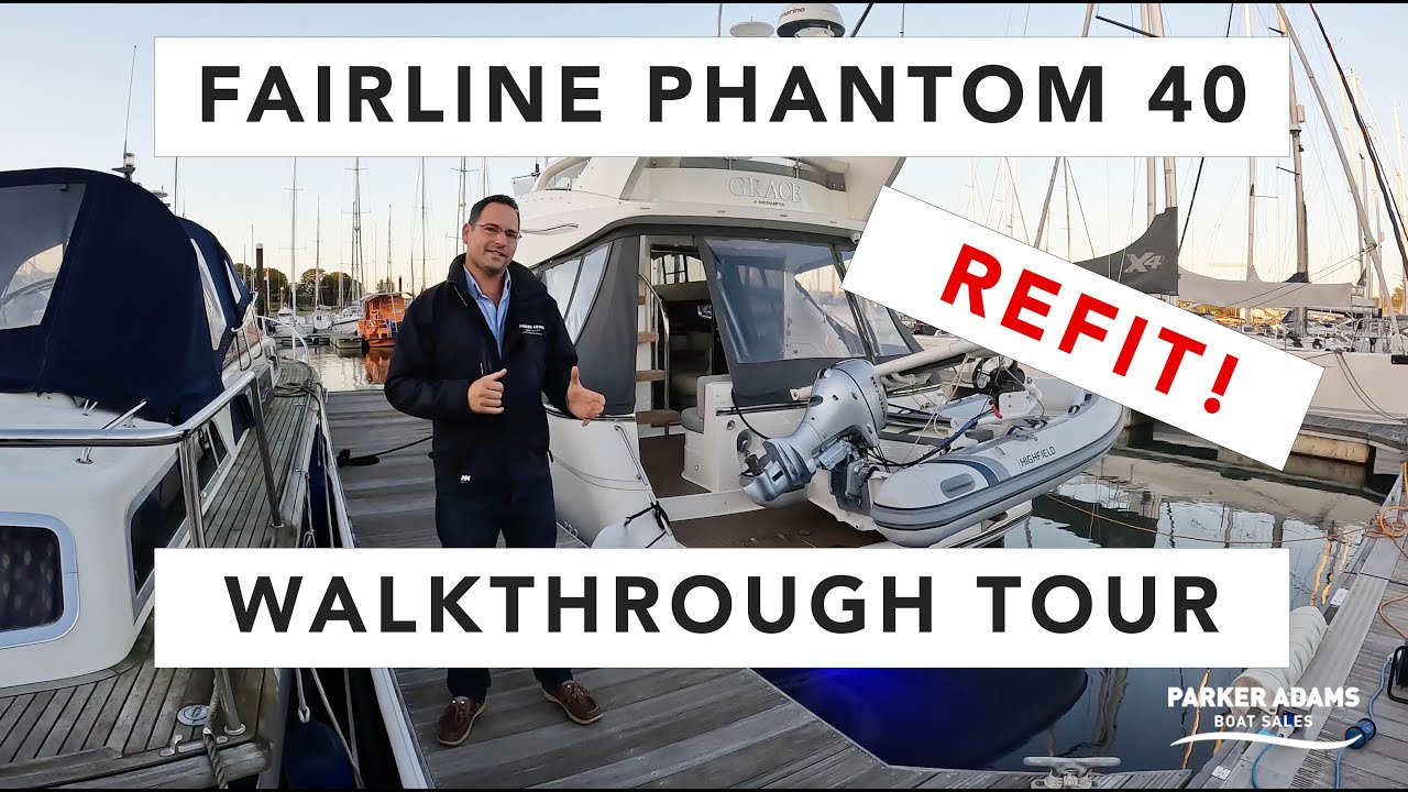 Fairline Phantom 40 - Refreshed / Renewed 20 years later! New ...