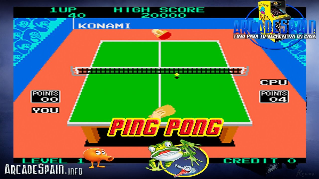 Ping Pong juego arcade de 🕹️recreativas🕹️ - PORTABLE - - YouTube