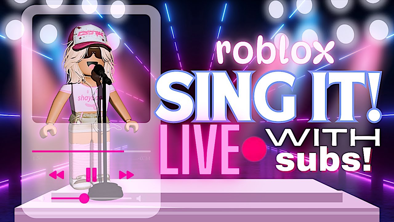 roblox karaoke with my talented subscribers 😜 (LIVE sing it!) - YouTube