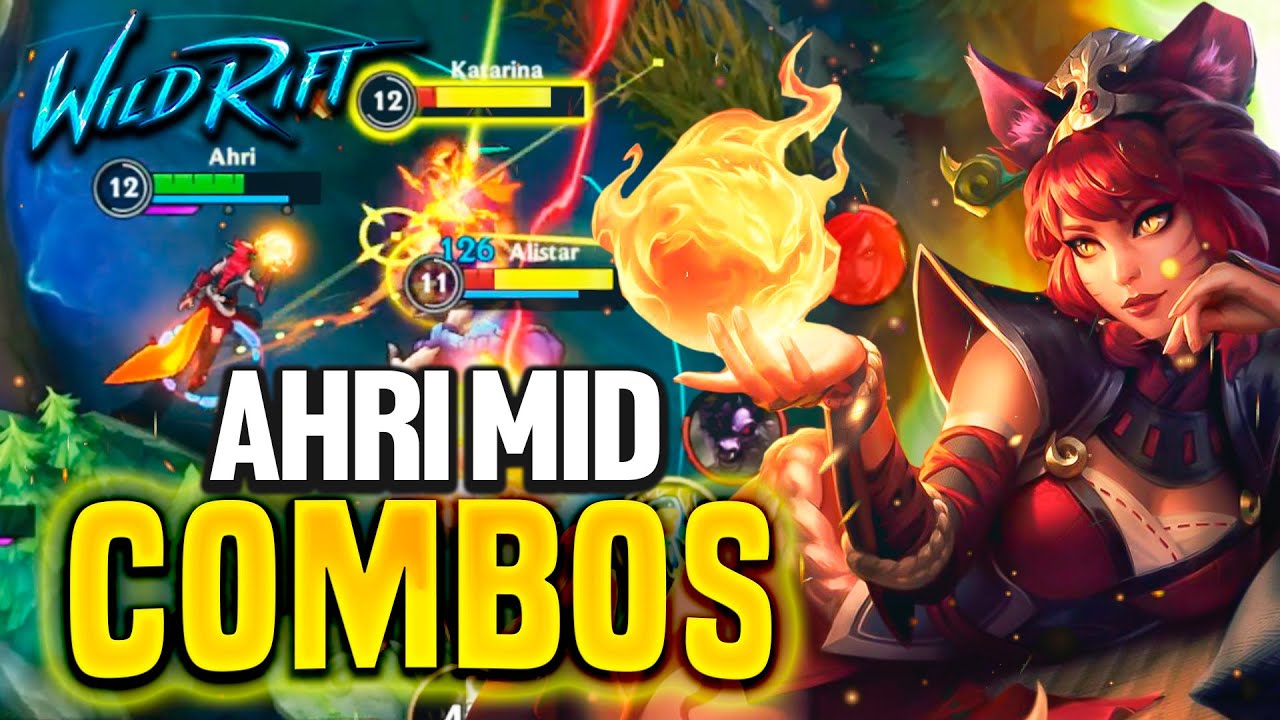 ¡LOS COMBOS DE AHRI CARREAN PARTIDAS! | Wild Rift - YouTube