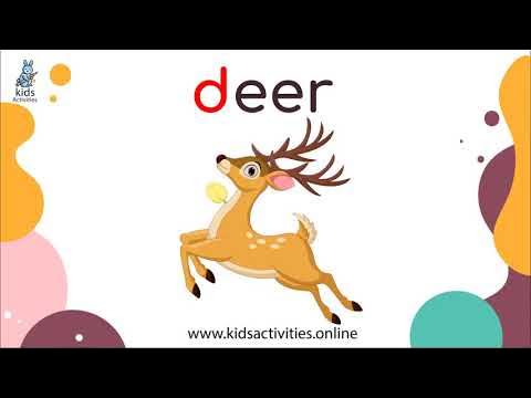 Phonics sounds: Learning Letter D and /d/ Sound - YouTube