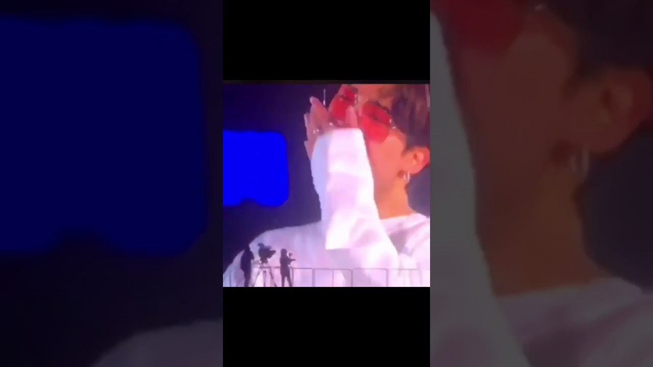 Jimin of BTS Crying on stage - YouTube