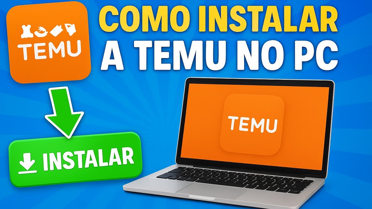 Como instalar a TEMU no Notebook ou PC Windows - YouTube