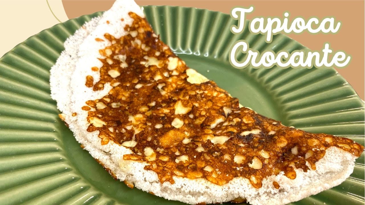 TAPIOCA CROCANTE de queijo coalho, simples e rápida. - YouTube