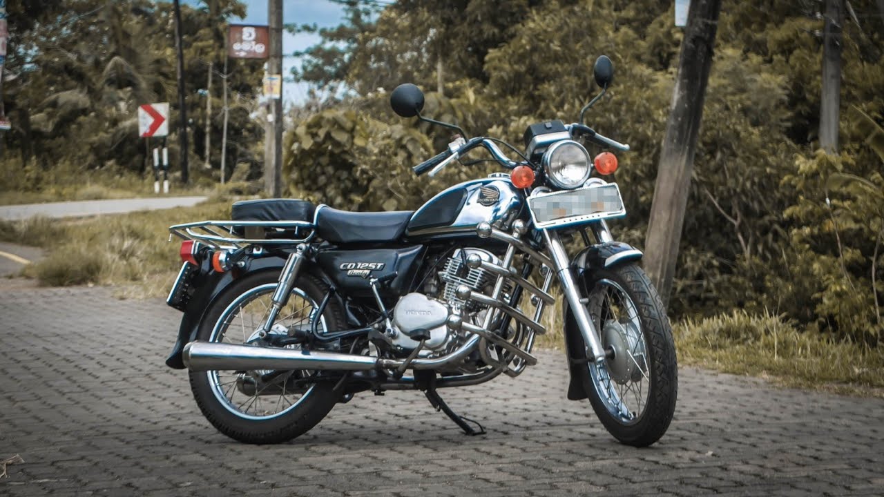 Honda CD125T Benly onlight model 😍 - YouTube
