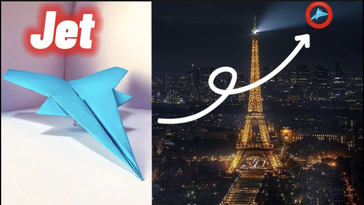 Jet plane paper | how to make jet plan | origami plane - YouTube