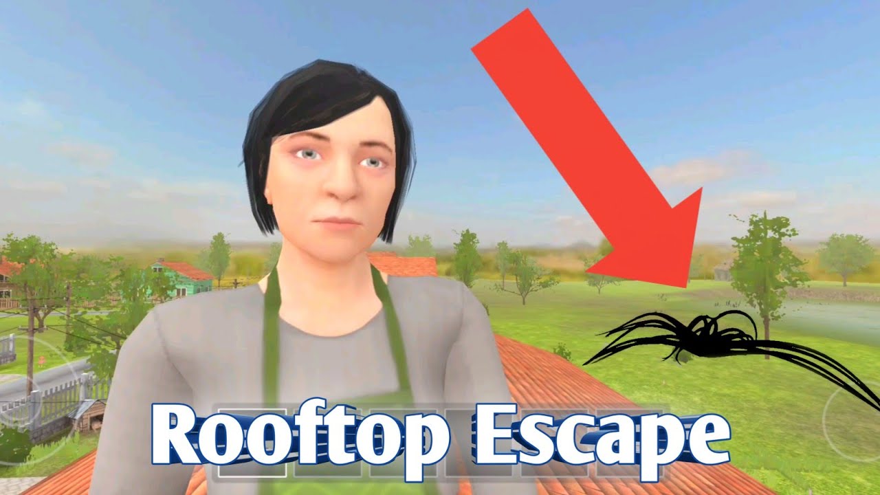 Schoolboy Runaway Stealth - Rooftop Escape With Dark Monster 👹 - YouTube