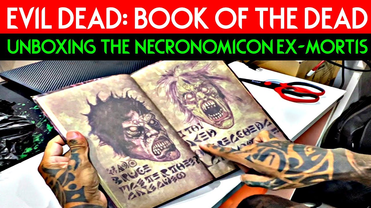 Evil Dead Necronomicon Tattoo MOCIUN Necronomicon Evil Dead Book Dead