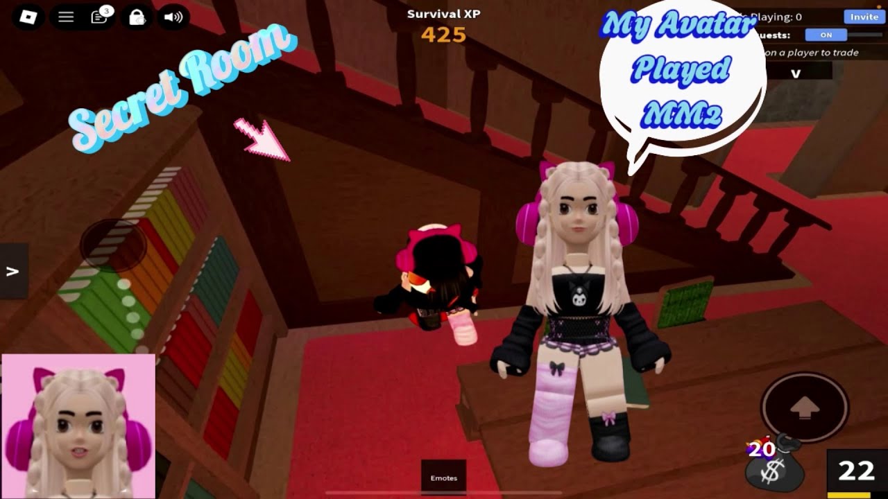 MM2 with My Avatar #roblox #mm2 #murdermystery2 #gaming #mm2roblox # ...