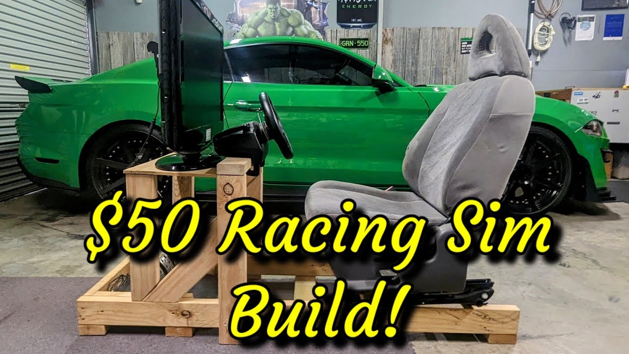 Budget Racing Simulator Build! - YouTube