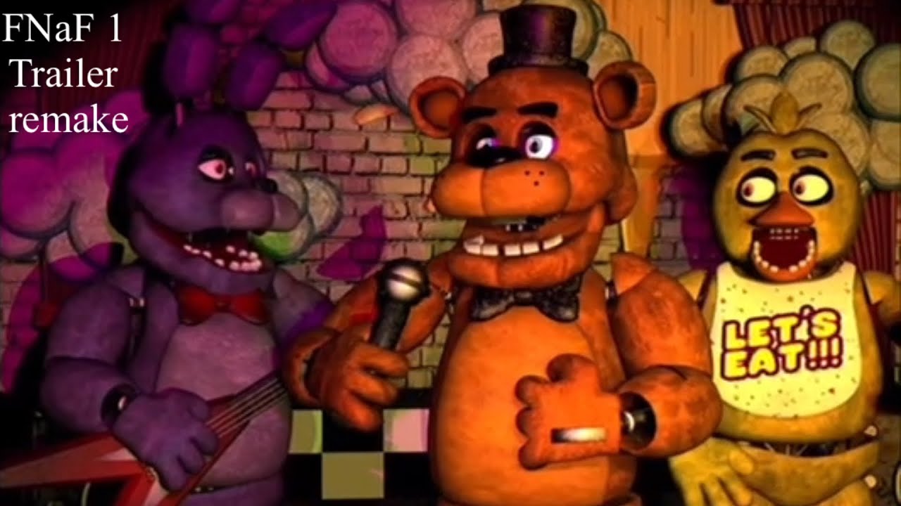 (FNAF/Blender) Five Nights At Freddy’s 1 Trailer Remake (First blender ...
