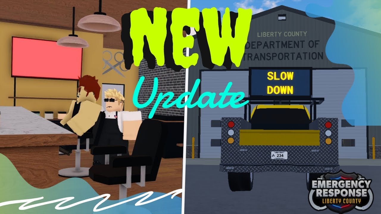 New ERLC Update - New Barbers shop, Dot Truck and More!!! - YouTube