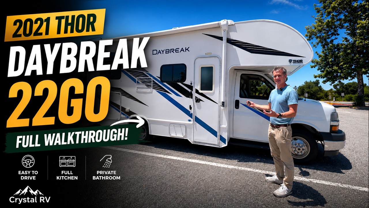2021 Thor Daybreak 22GO Class C RV Walkthrough | Rental Orientation ...