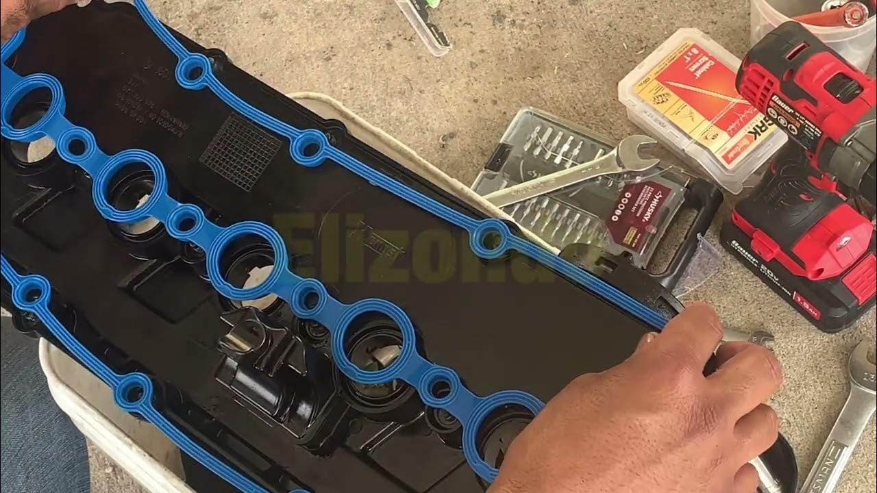 Como cambiar EMPAQUE de tapa de válvulas MOTOR 2.5 Jetta mk5 2008 fácil ...