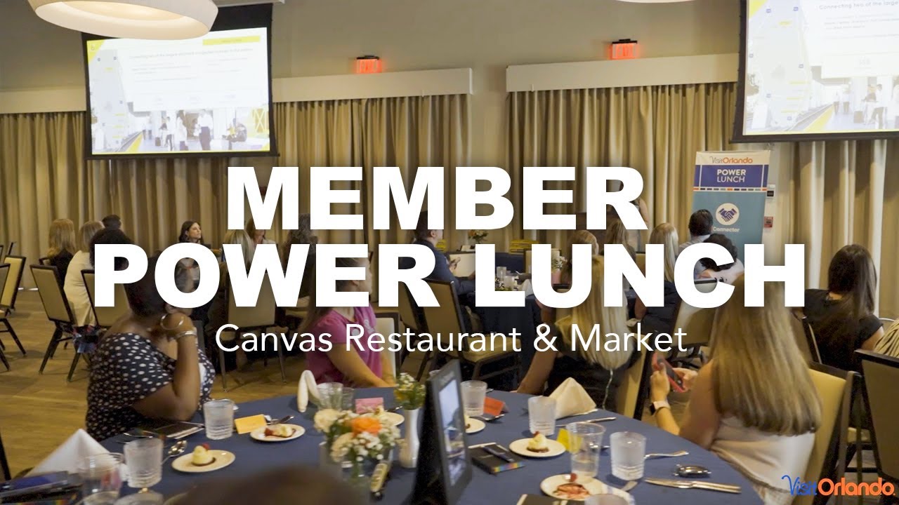 Power Lunch at Canvas Restaurant & Market | Visit Orlando - YouTube