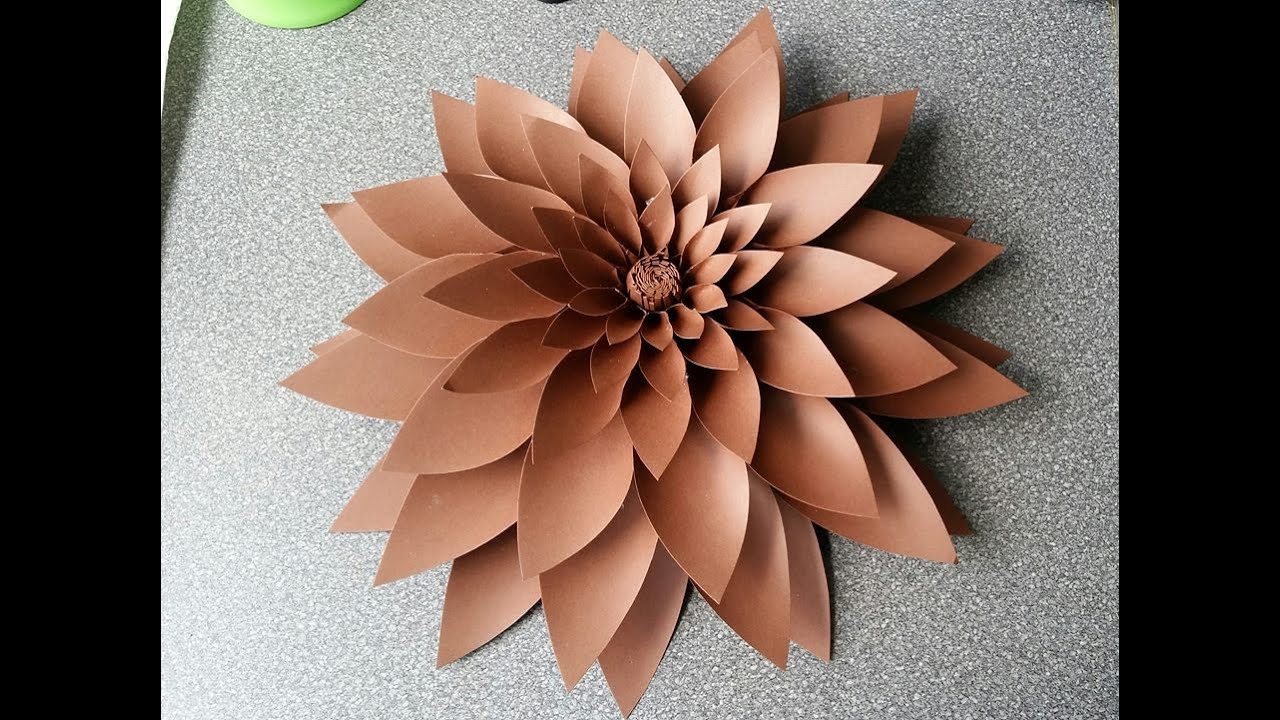 Amber Paper Flower YouTube amber-paper-flower-youtube