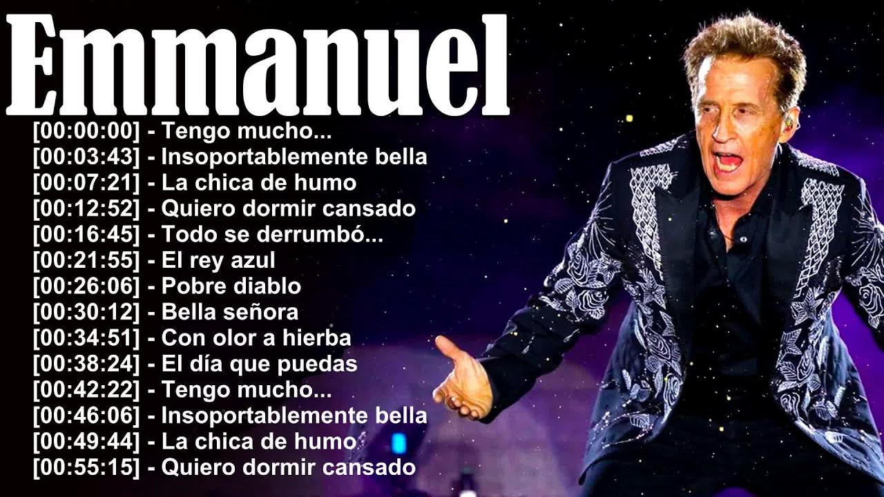 🎧 Emmanuel – Un legado de éxitos que sigue vivo en cada acorde y cada ...